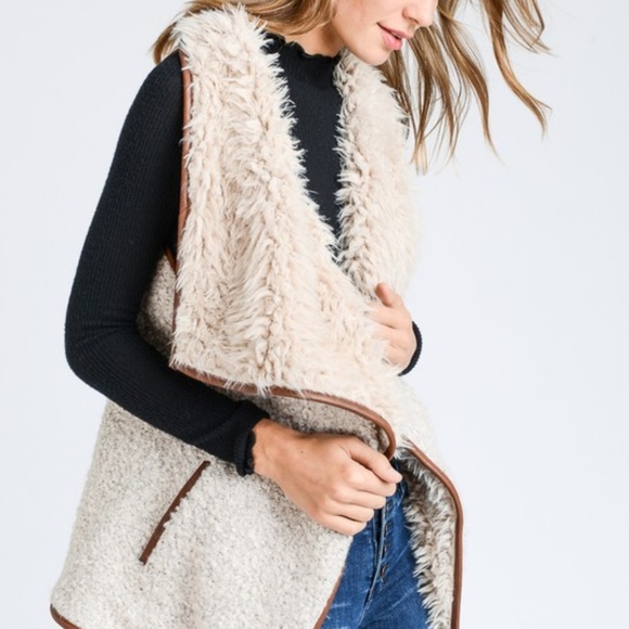 Love Tree | Jackets & Coats | Comfy Womens Love Tree Sherpa Soft Vest ...